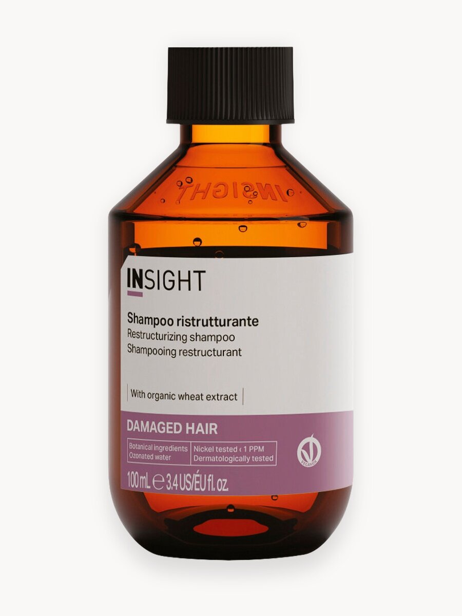 INSIGHT Damaged Hair Шампунь для восстановления поврежденных волос, 100 мл