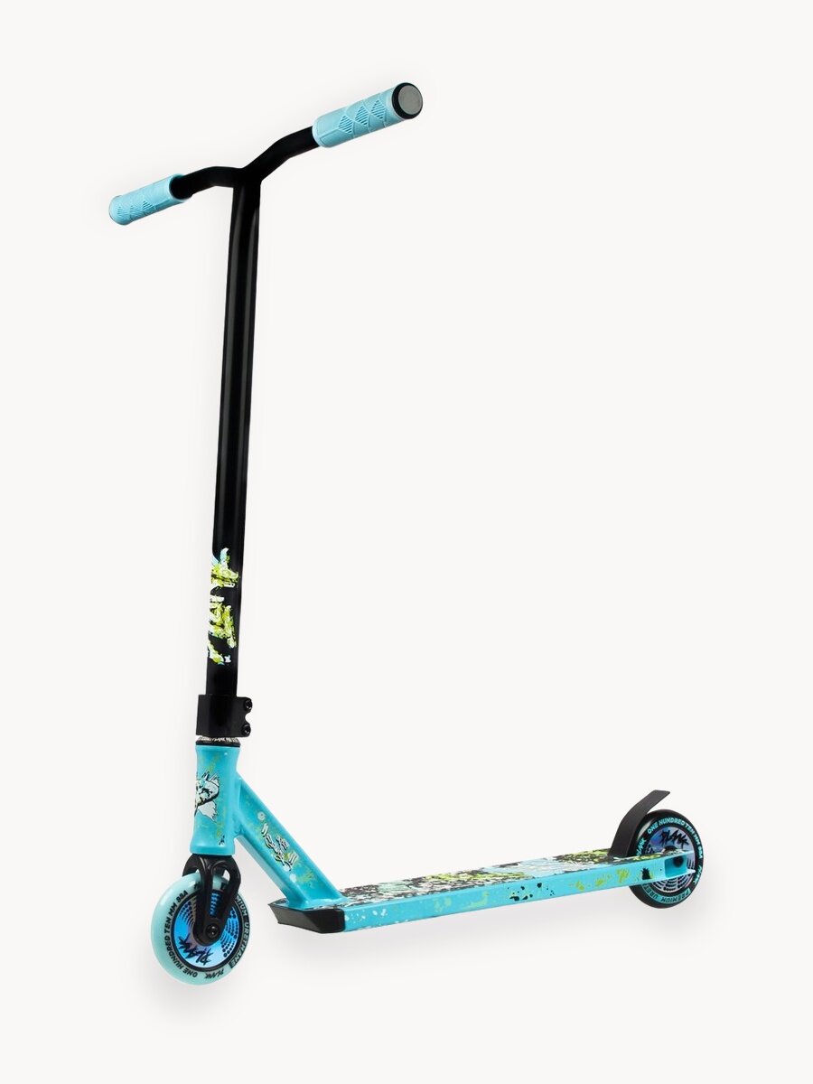 Трюковой самокат, рост 130-170 см, до 100 кг, руль 360° Plank One Eighty