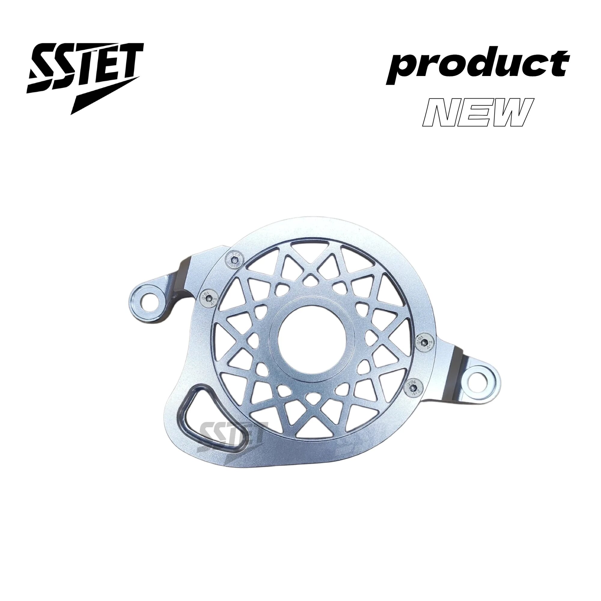 SSTET – защитная крышка двигателя для Surron Light Bee, изготовленная методом Серебряный, silver