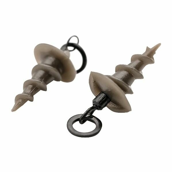 KORDA Винт для приманки с микрокольцом Micro Ring Swivel Bait Screw L 5шт
