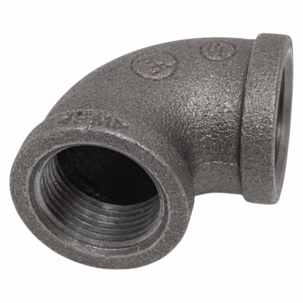 Колено AV Engineering 3/4" вн, чугун черный AVEC401000034