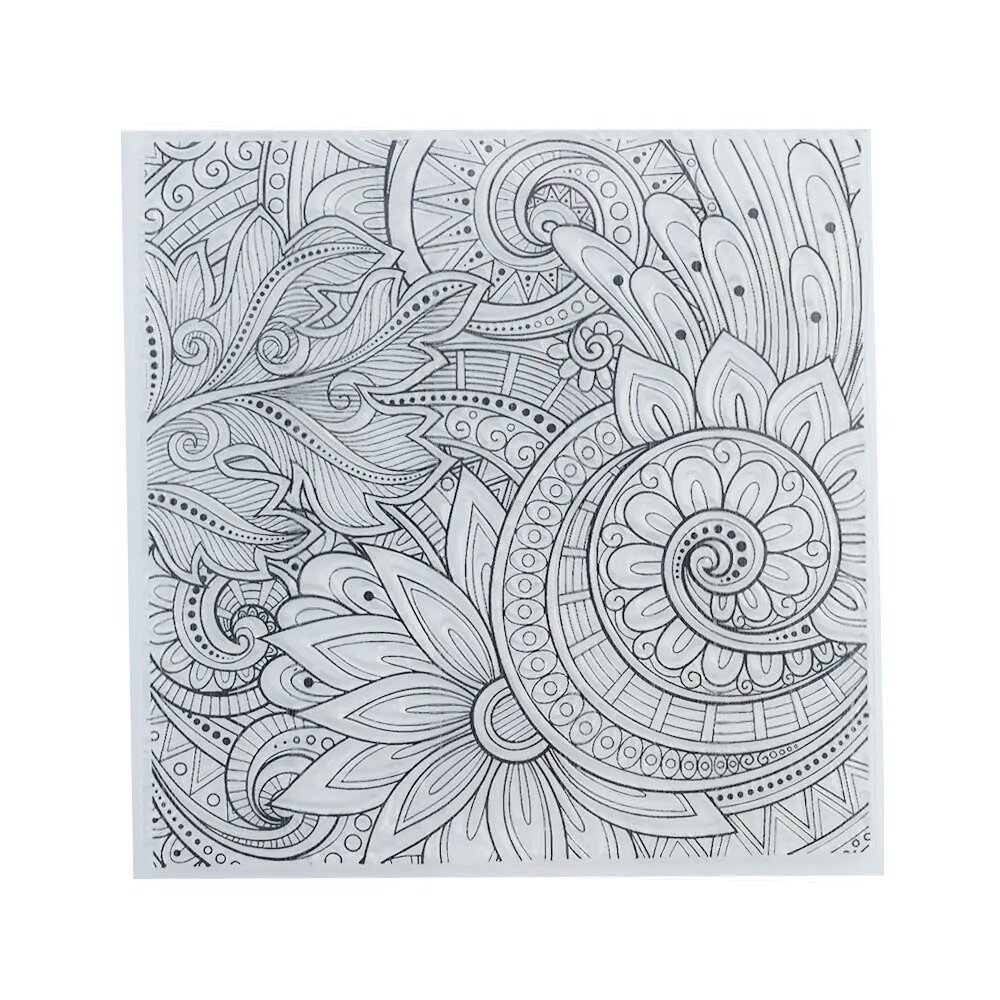 Лист штампа для полимерной глины Mandala MDL4