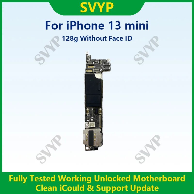 Полностью протестированная подлинная материнская плата для iPhone 13 mini 128 13 mini 128g No Face