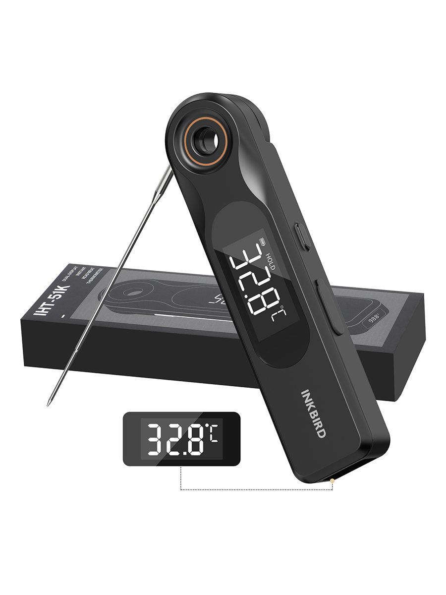 Кулинарный термометр INKBIRD IHT-51K, 1 щуп, 2 дисплея, от-50 до300°C