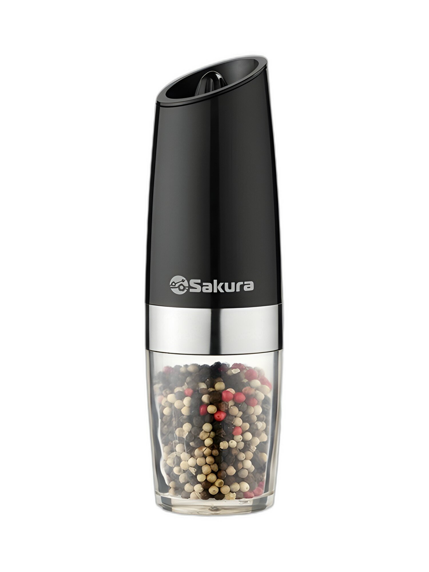 Мельница Sakura SA-6643BK Black, керамическая, гравитационная, электрическая