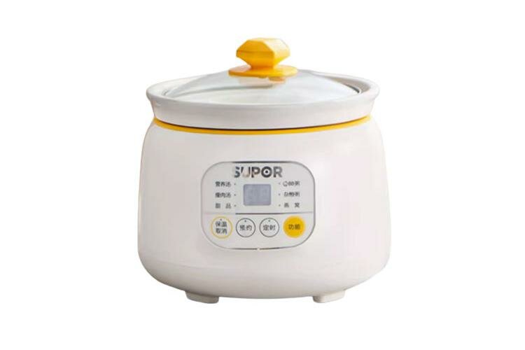 Электрическая кастрюля SUPOR DG10YC823 для детской каши и пюре, milk white