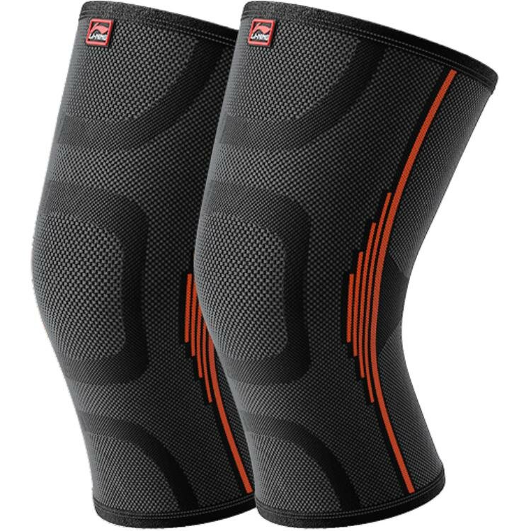 Наколенники унисекс Li Ning Polyamide Elastane Silicone для бега, альпинизма, бадминтона, M EU