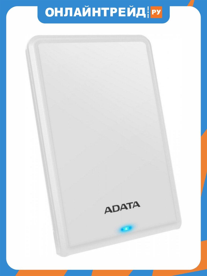 Внешний жесткий диск Adata HV620S, 1 ТБ, USB 3.2 Gen1 (AHV620S-1TU31-CWH) белый