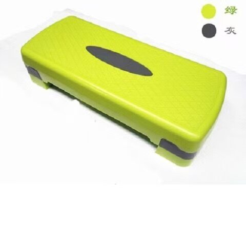 Степ-платформа фиксирующаяся STARFIT SP-103 67,5х28,5х15 см, 2-х уровневая, лаймовый