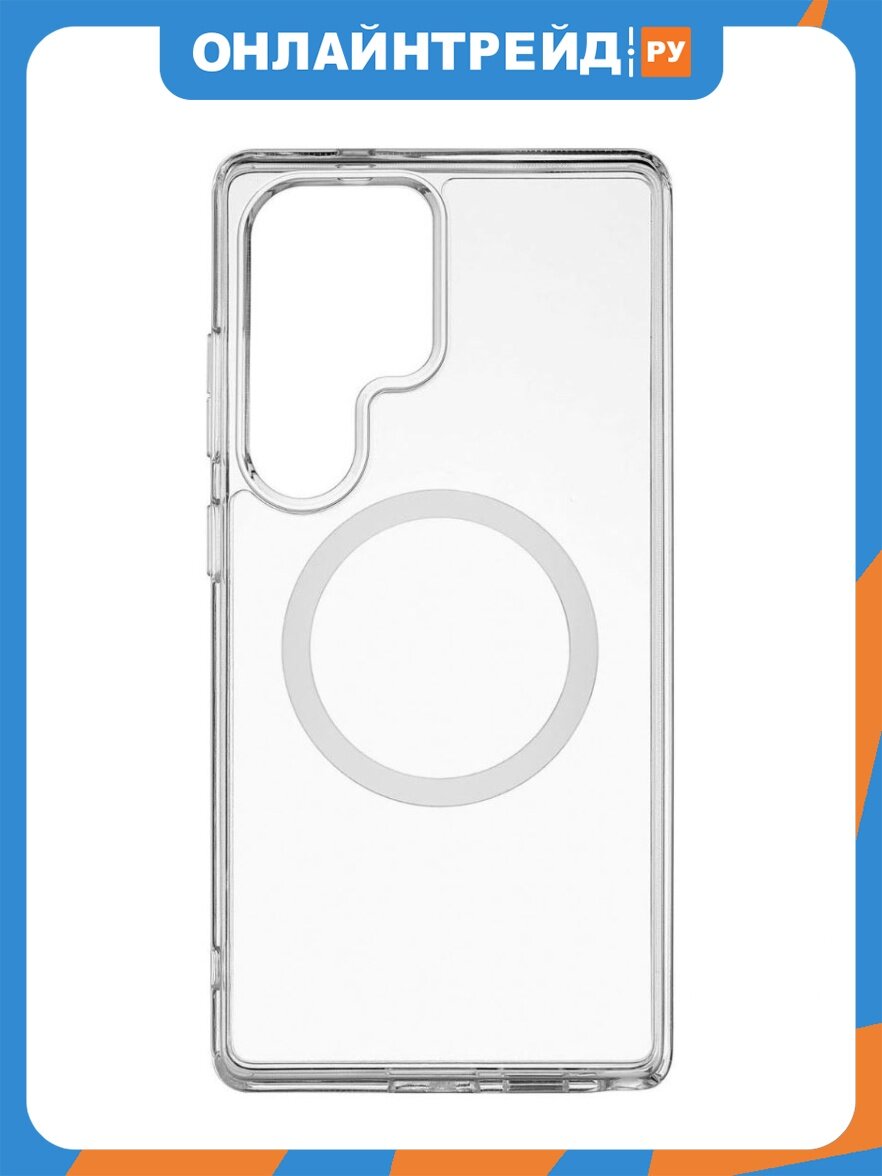 Чехол Ubear Real Mag Case для Samsung Galaxy S25 Ultra, со встроенным магнитом, усиленный, прозрачный