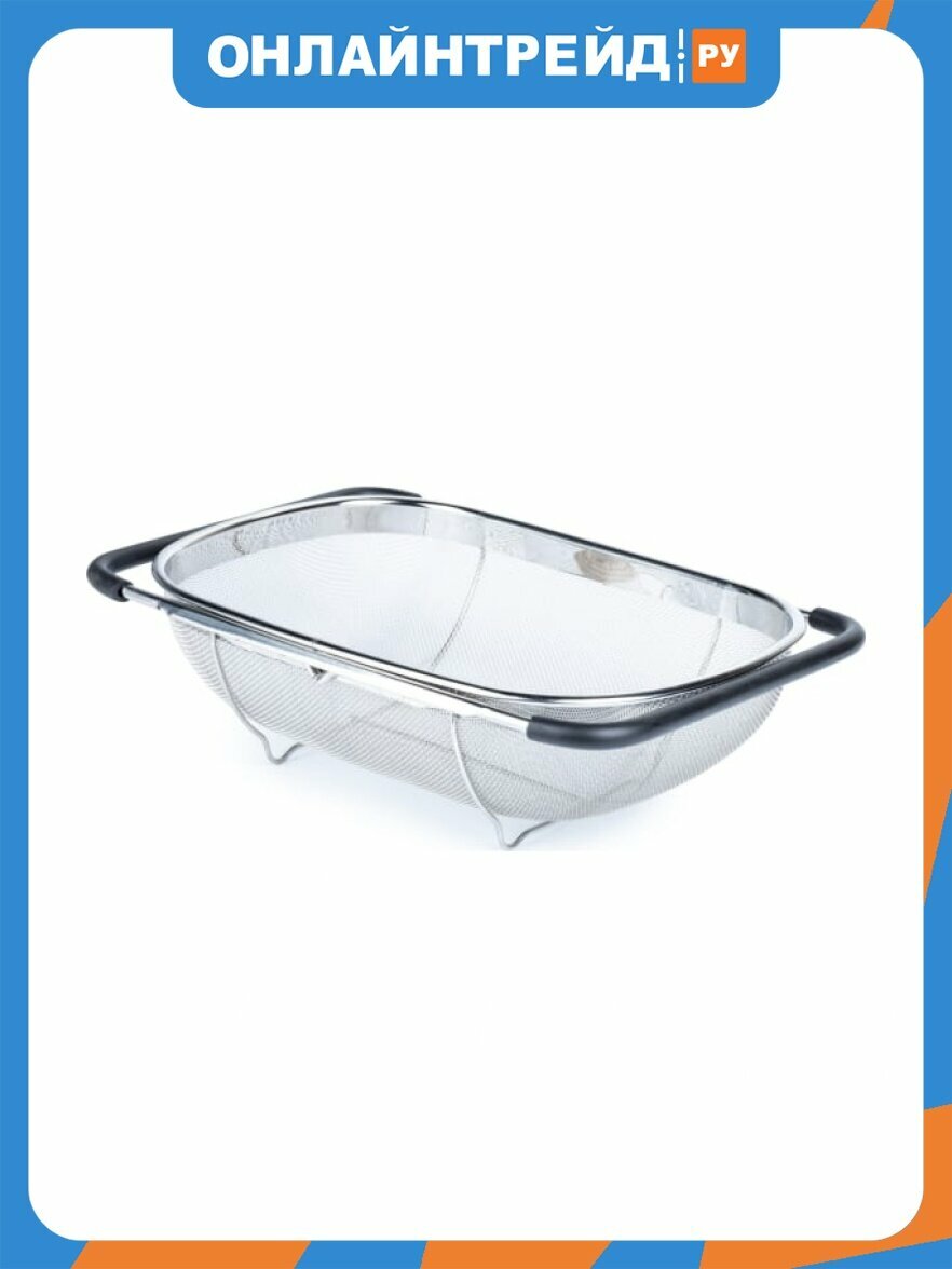 Корзина Attribute в раковину STEEL TOUCH 34х24см (AGS134)