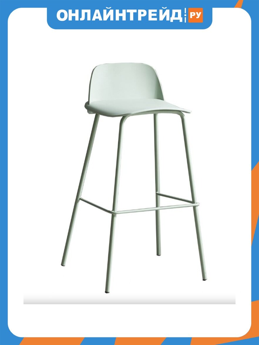 Стул барный Stool Group Mist, серо-зеленый