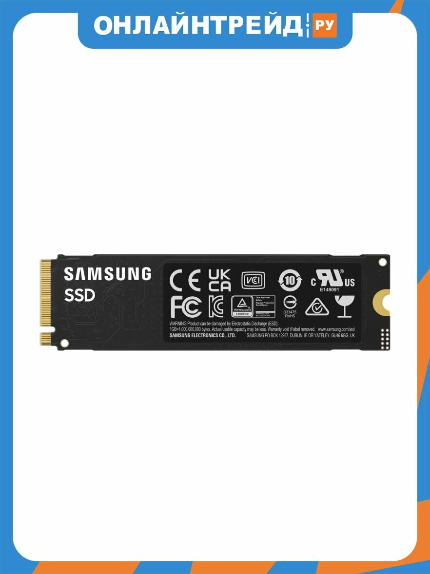 SSD диск Samsung M.2 990 EVO Plus 1,0 Tb PCI-E 4.0 x4/5.0 x2 V-NAND 3bit MLC (MZ-V9S1T0B/AM)