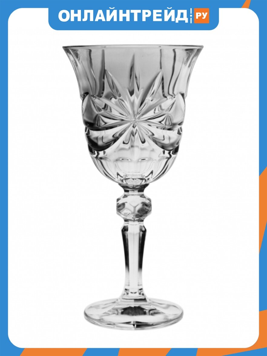 Набор бокалов для вина Crystal Bohemia RIBBON, 220, 6 шт.