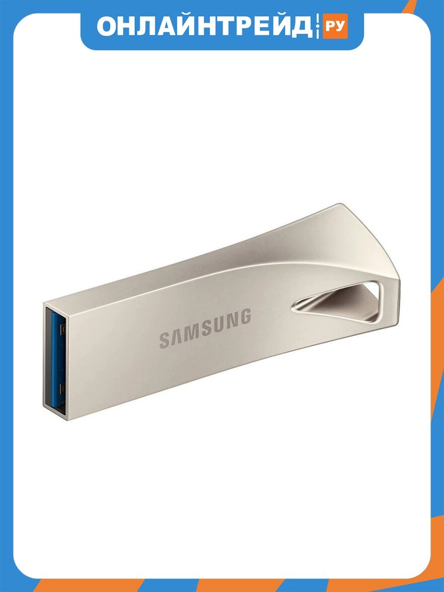 USB флешка Samsung 512Gb Bar plus silver USB 3.1 Gen 1, MUF-512BE3/APC