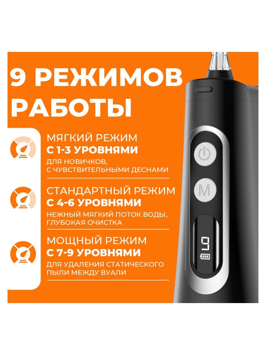 Ирригатор Karingbee черный 139 Plus — фото 1