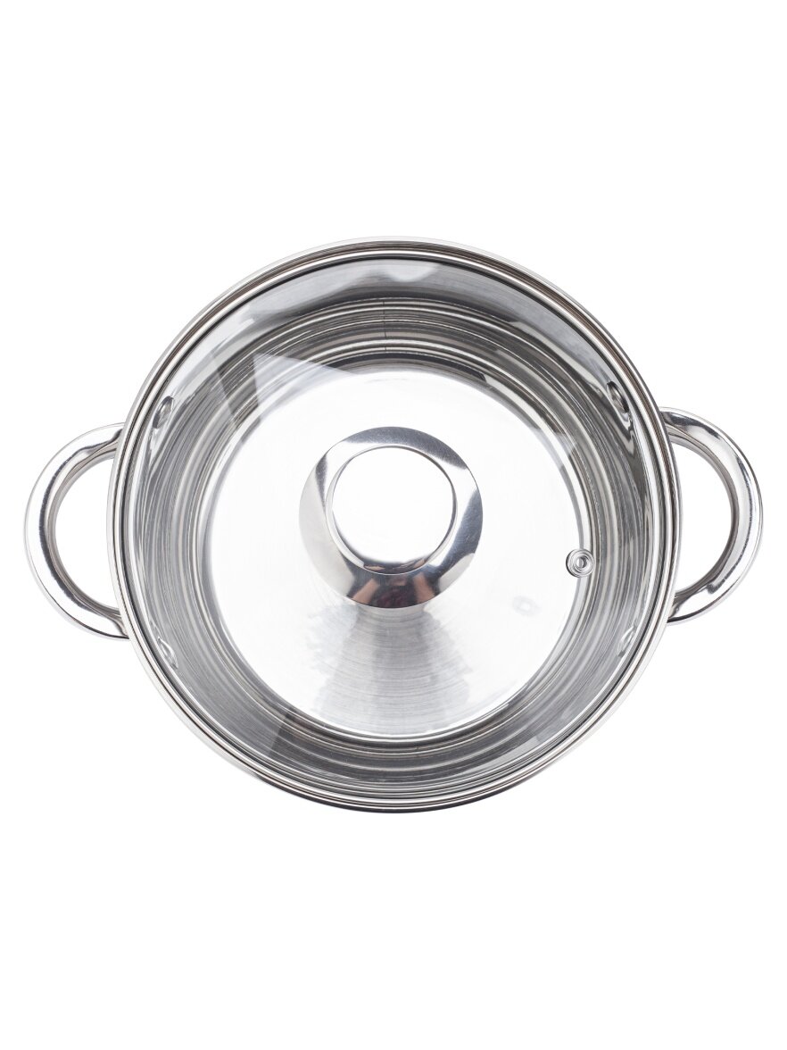 Набор кастрюль Appetite Silver 3 шт, 2 л, 2.7 л, 3.6 л, с крышками, нерж. сталь (WT20SET1)