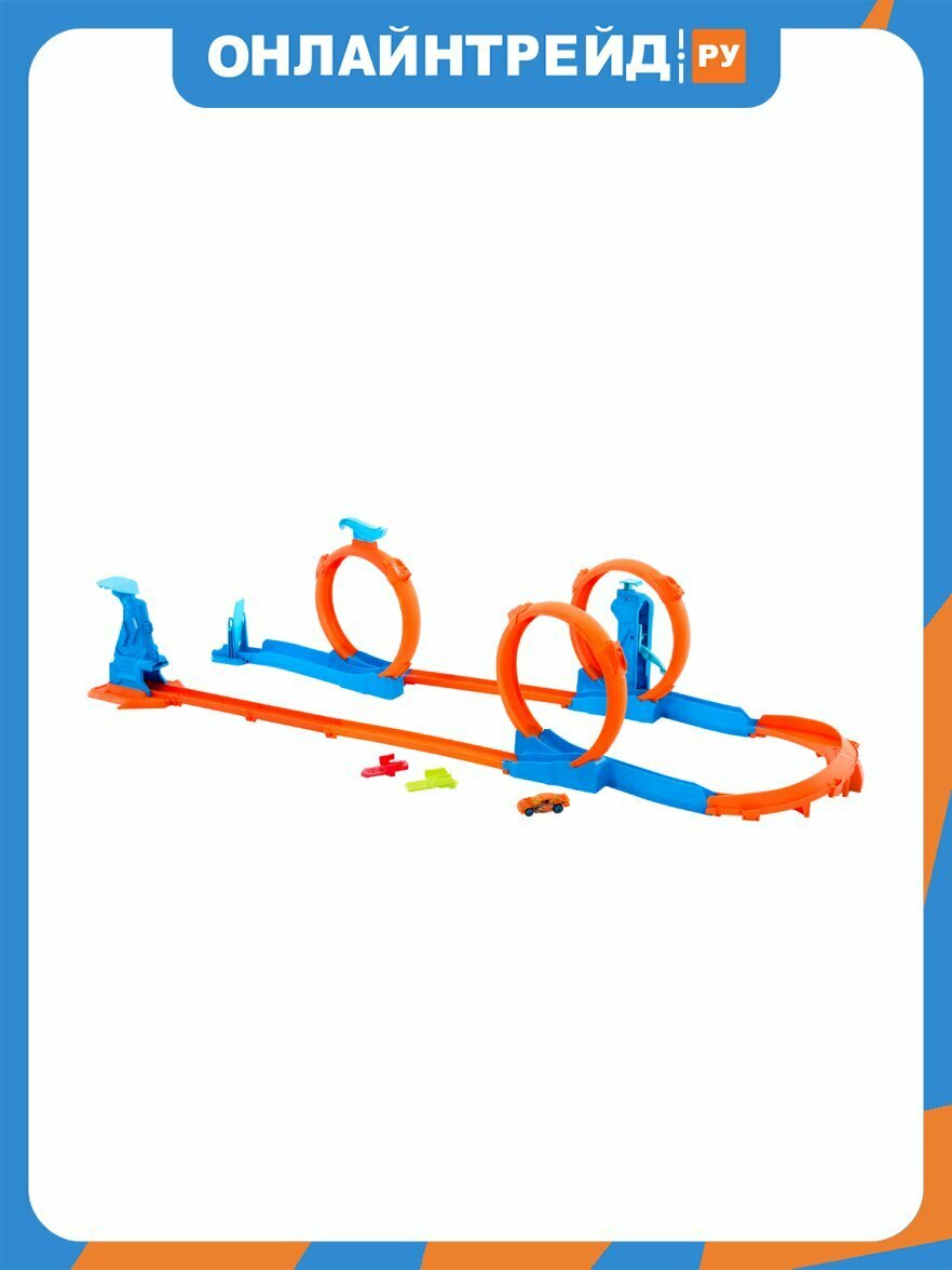 Автотрек Hot Wheels JDW39 Тройная петля