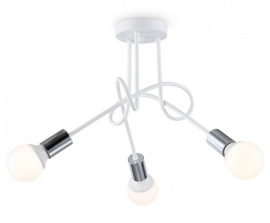 Люстра на штанге Ambrella Light TR TR80414 цвет арматуры Белый, Хром