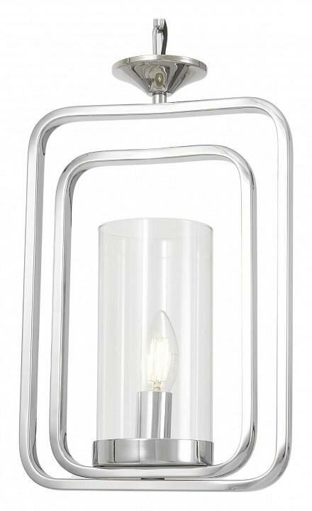 Подвесной светильник LUMINA DECO Benton LDP 1236-1 CHR цвет плафона подвески Прозрачный, цвет арматуры Хром