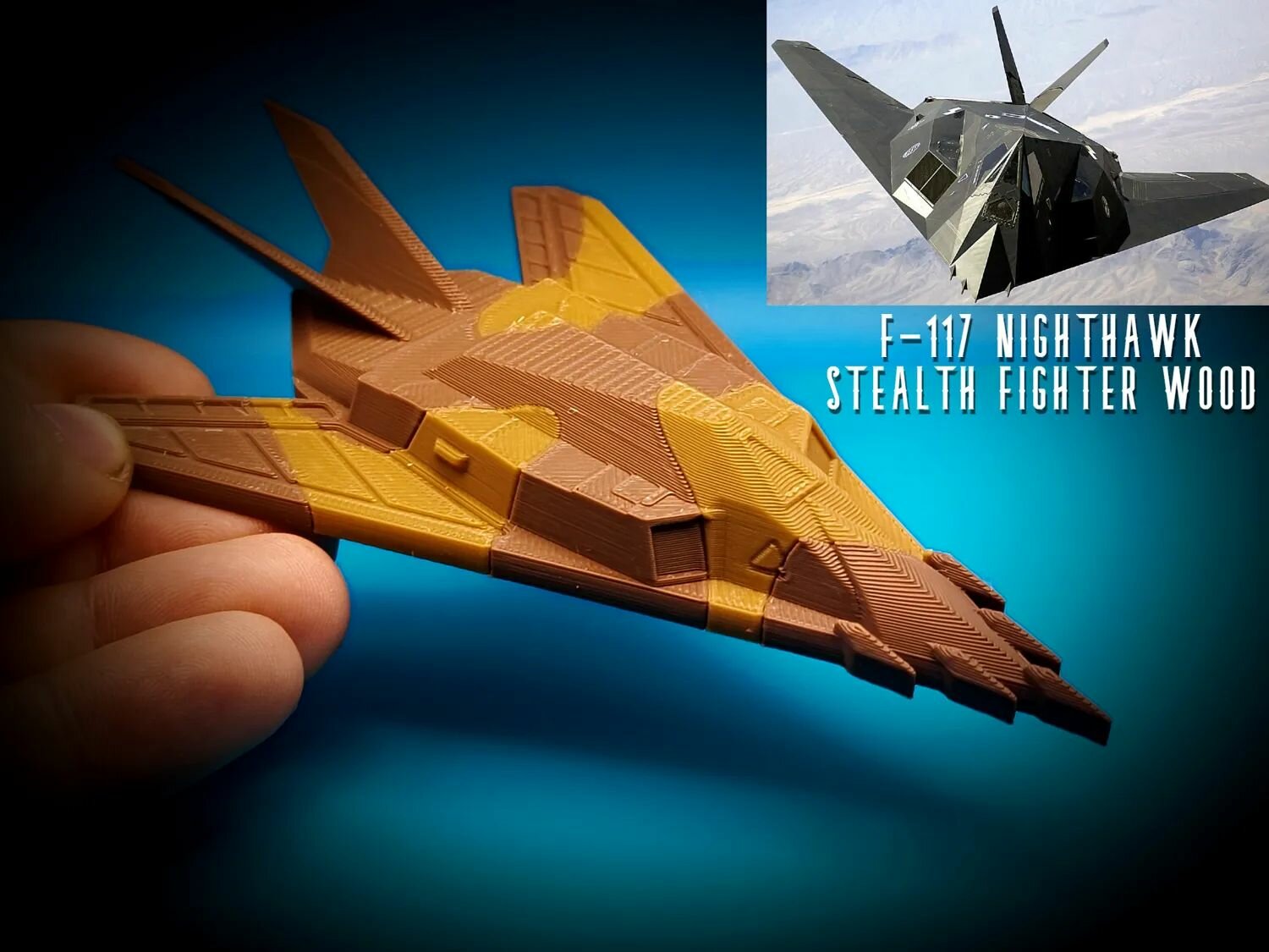 Модель Самолёт F-117 Найтхок истребитель декоративный