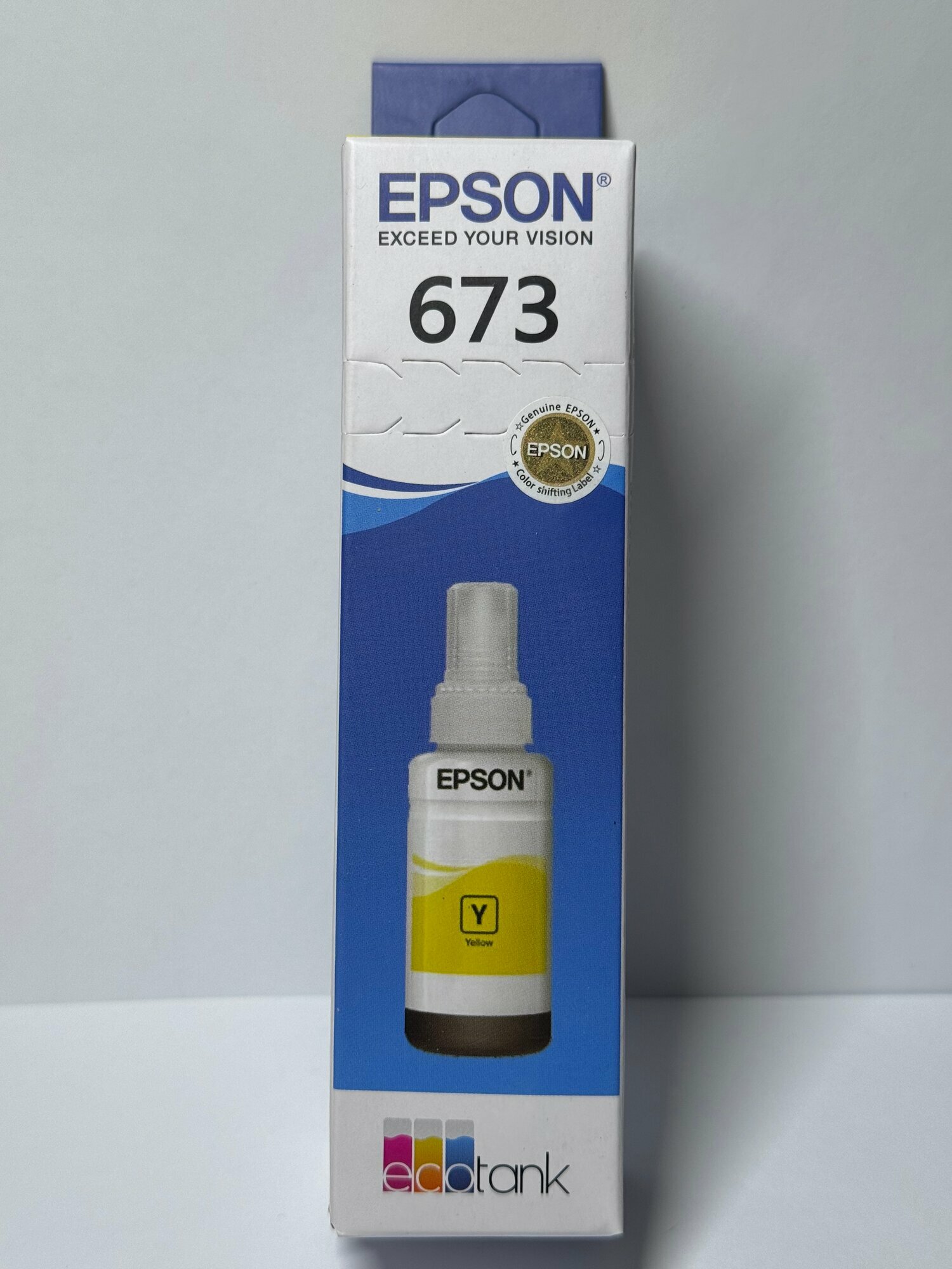 Чернила Epson C13T673498, для Epson L800, Epson L805, Epson L810, Epson L850, Epson L1800, желтый