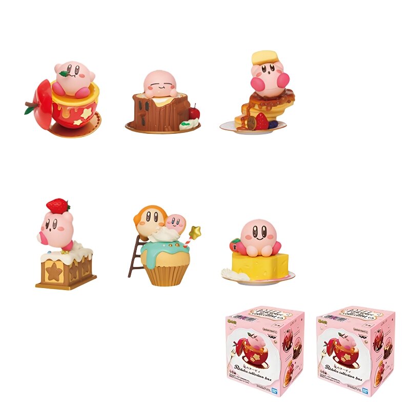 Коллекционные фигурки унисекс BANDAI Dreamy Dessert Party Collection Kirby, Two Blind Boxes (Random Style)