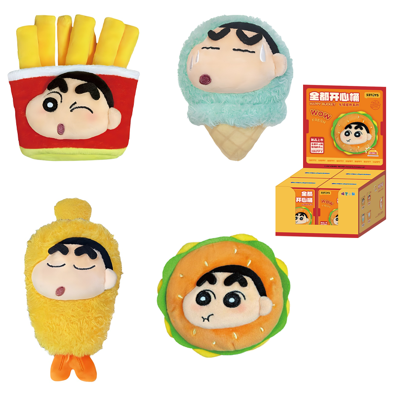 Коллекция игрушек унисекс 52TOYS Happy Bucket, Full Box 4 Pcs No Duplicates