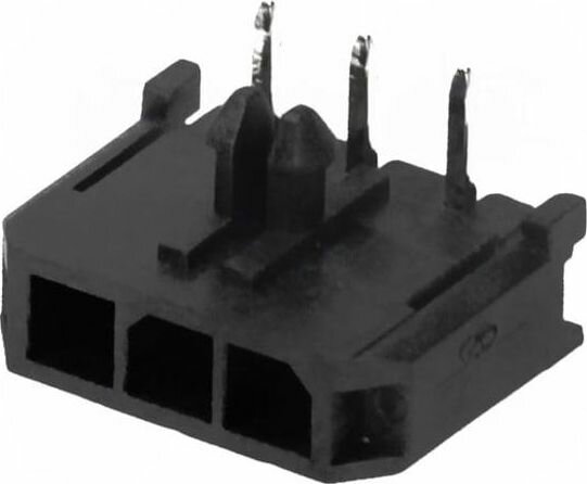 MOLEX 0436500300 Гнездо, провод-плата, "папа", Micro-Fit 3.0, 3мм, PIN: 3, THT, 5А, 1шт
