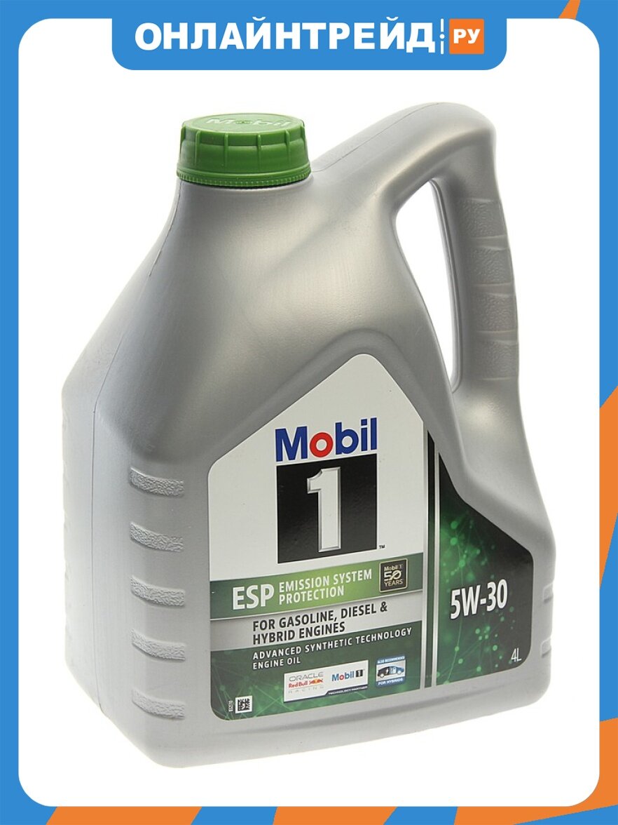 Моторное масло Mobil -1 ESP 5W-30 синтетическое 4 л