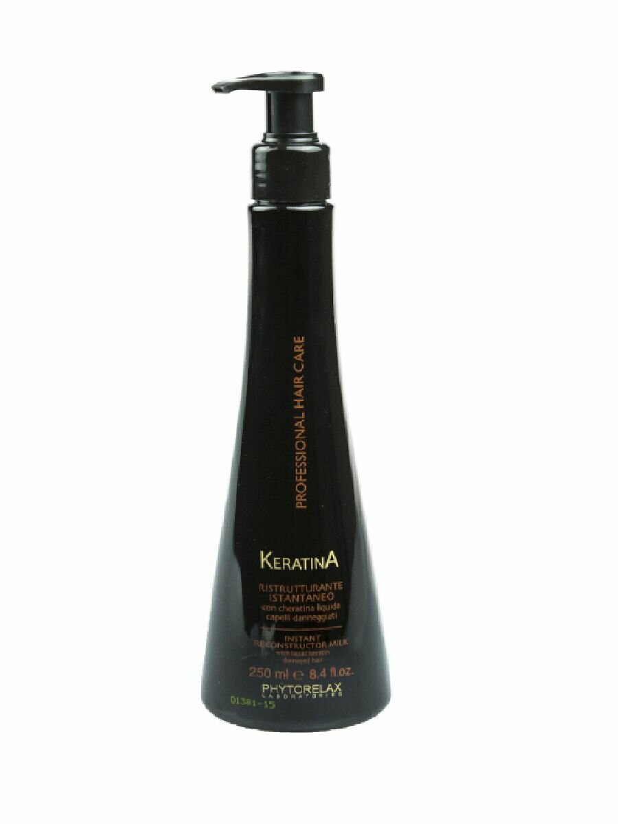 Молочко для волос Восстанавливающее с кератином, Phytorelax Laboratories, 250 мл, Италия