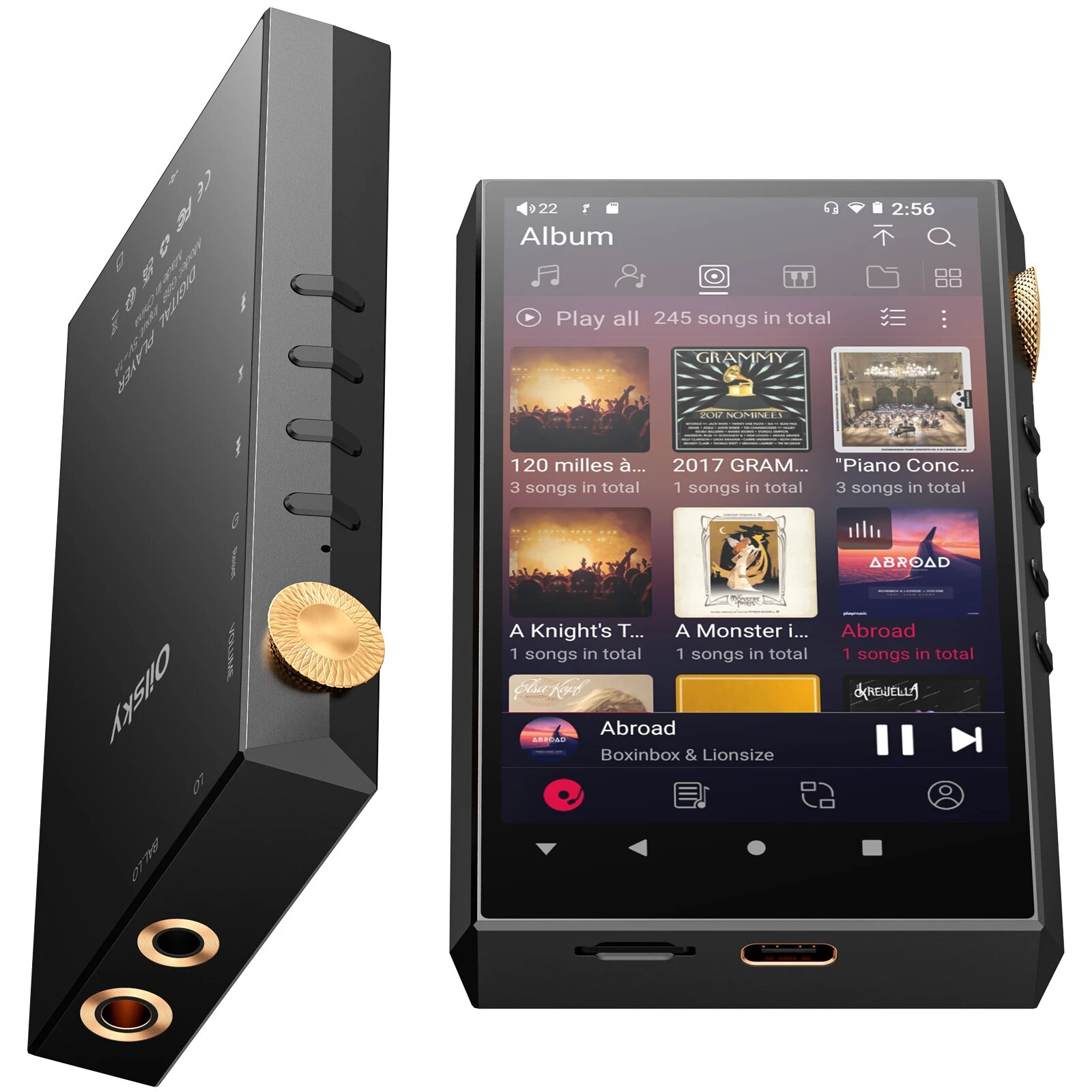 HiFi Аудиоплеер 32/160 ГБ Bluetooth, Wi-Fi black