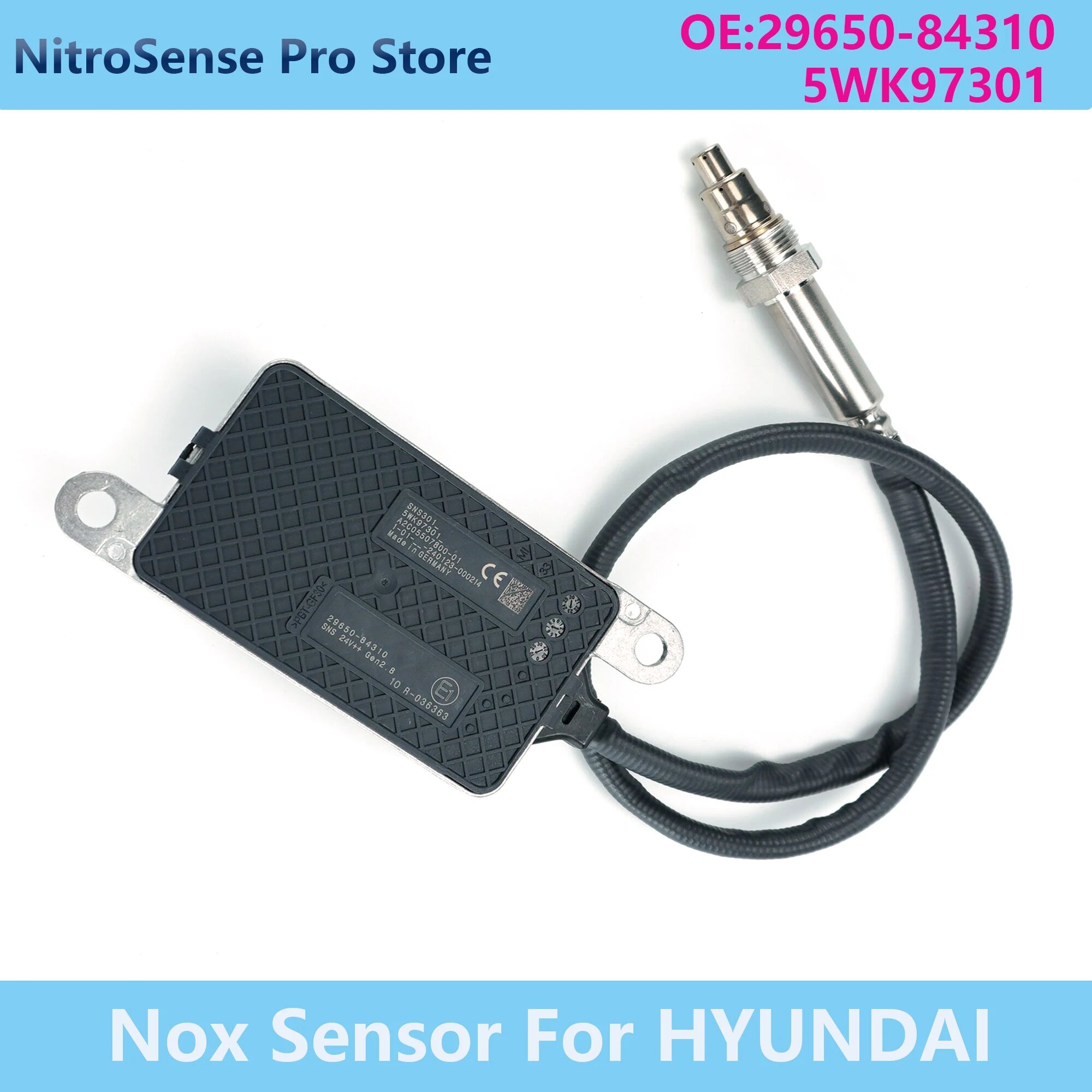 2965084310 5WK97301 29650-84310 5WK9 7301 новый датчик оксида азота (NOx) для грузовиков Hyundai 24В