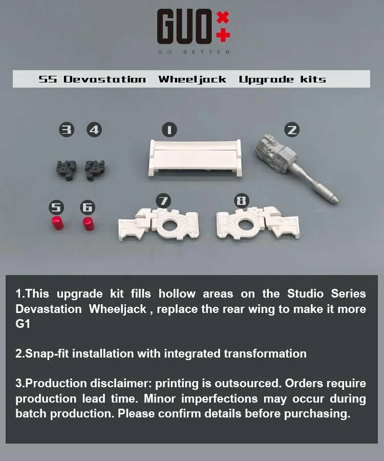 Набор для модернизации SS Devastation Wheeljack 3D DIY