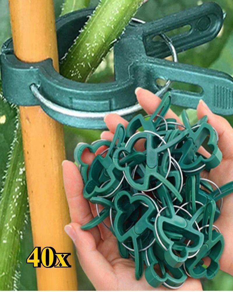 Клипсы для парника, Пластик, 40 шт