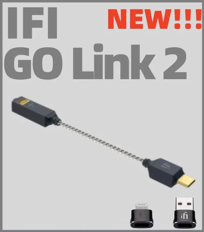 IFi GO link 2 USB усилитель для наушников мобильного телефона 32bit/384K
