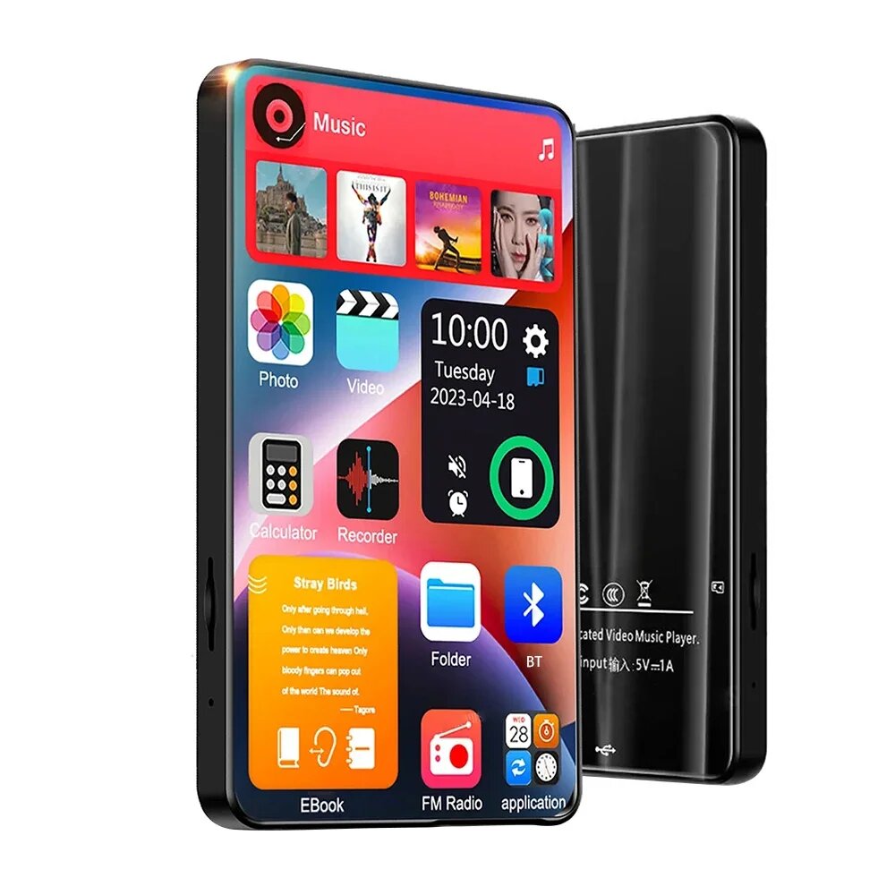 AideeMaster HD4-дюймовый MP4-плеер Add 128GB Card