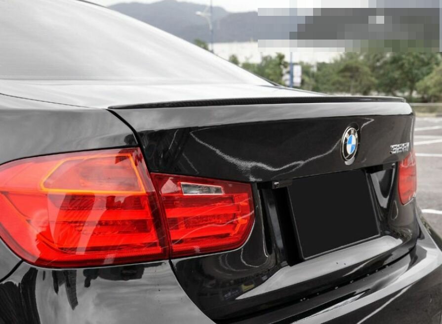 Спойлер для BMW F30 узкий (черный глянец)