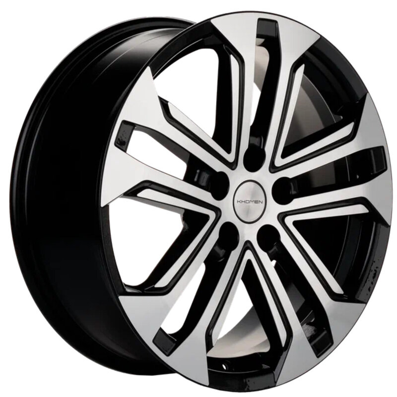 Литой колесный диск Khomen Wheels KHW1803 (Chery Tiggo 4/Tiggo 7 Pro) 7x18/5x108 ET33 D60,1 Black-FP
