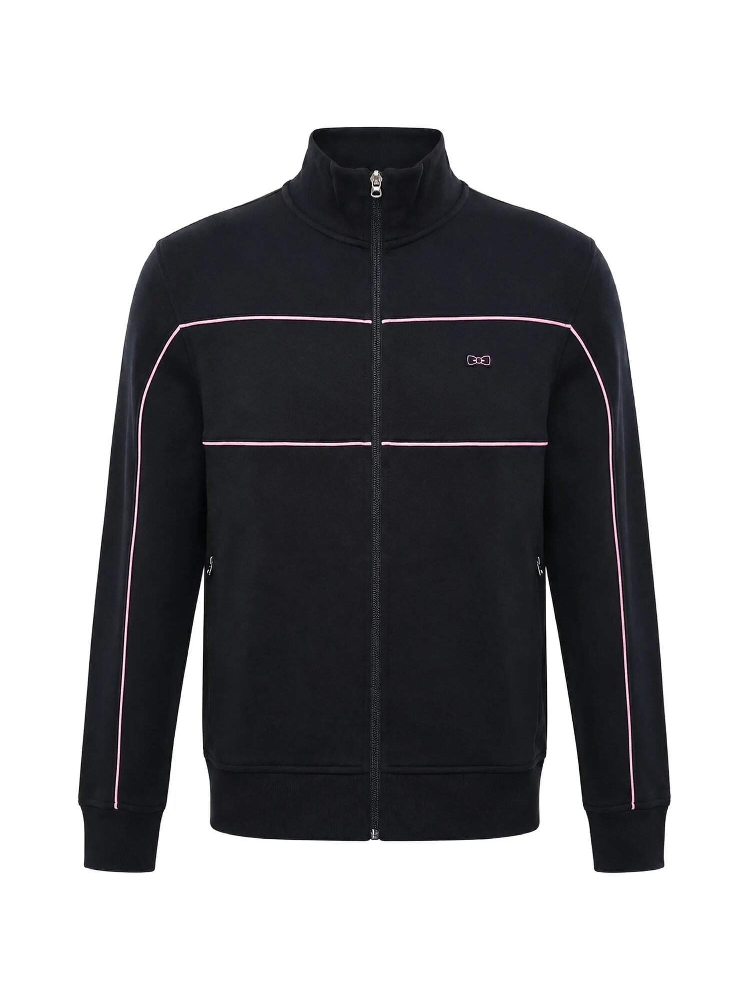 Толстовка Zip-up contrast-piping sweatshirt