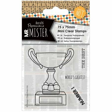 Набор штампов docrafts "Mr Mister", Трофей, 4 шт