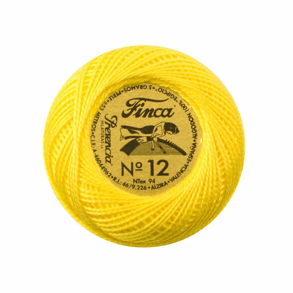 Мулине PRESENCIA HILATURAS "Finca Perle", Жемчужное, №12, однотонный цвет 1220, 1 моток