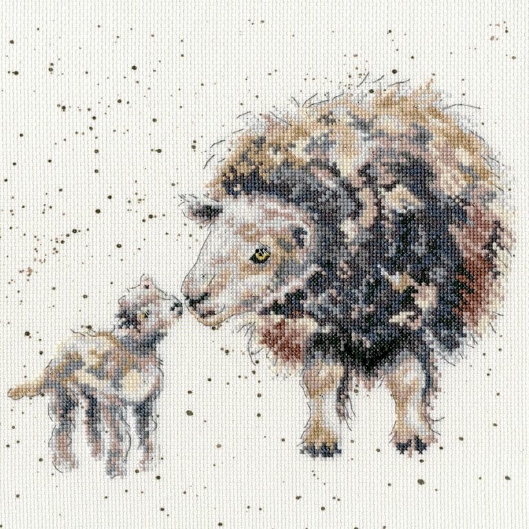Набор для вышивания Bothy Threads "Ewe And Me", канва, мулине