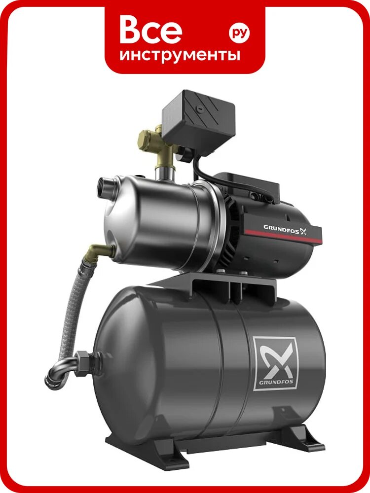 Насосная станция Grundfos JP 4-47 PT-H 99463875, с постоянной смазкой обеспечивают бесшумность