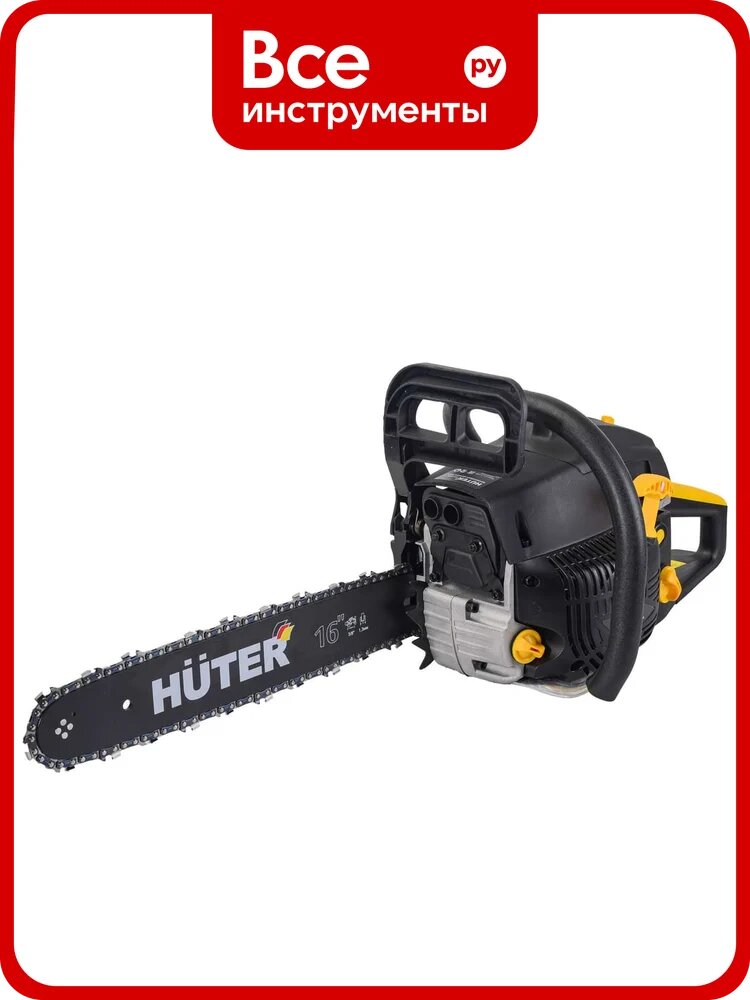 Бензопила Huter BS-45M, 45см³, 3,1л. с, тормоз цепи, легкий запуск, 550мл