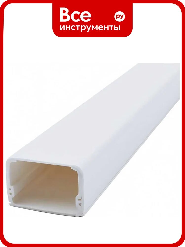 Кабель-канал Экопласт U-LITE25/16, 25х16 мм, 1 шт, 2 м, белый
