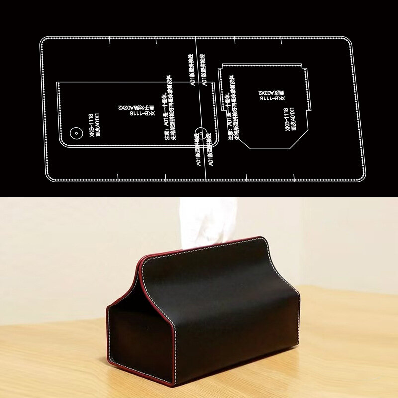 DIY акриловый шаблон для держателя салфеток, современный аксессуар для домашнего декора, модель XKB-1118