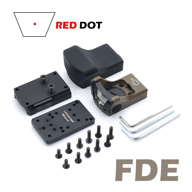 Красный точечный прицел M1 RED FDE