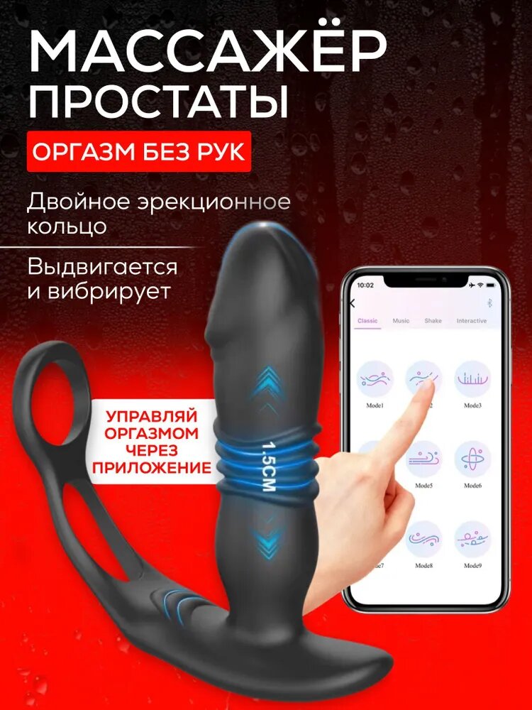 Массажер простаты анальный
