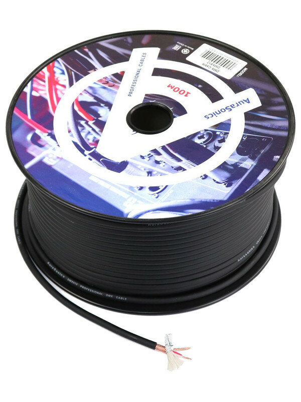 Кабель микрофонный на катушках AuraSonics DMX512-100
